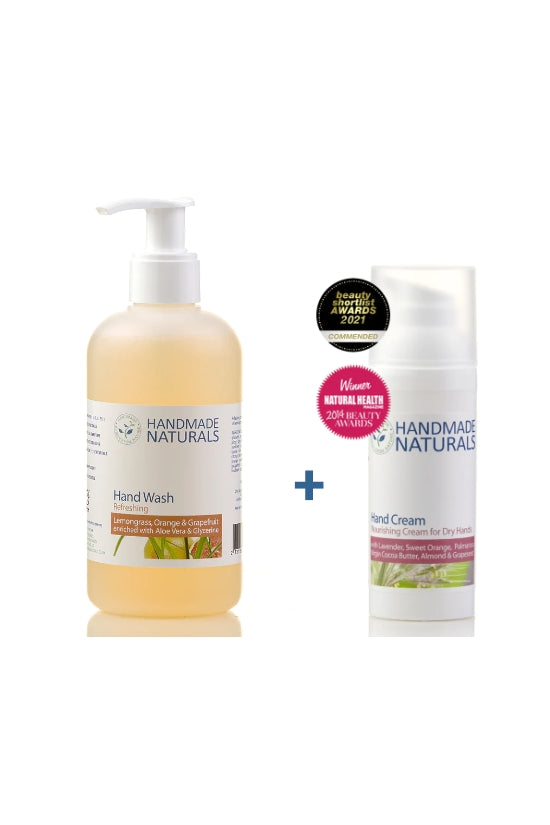 Natural Vegan HAND WASH & HAND CREAM - BUNDLE – Handmade Naturals